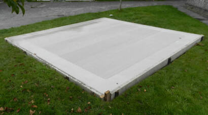 Concrete base work for timber building installations, what is needed ...